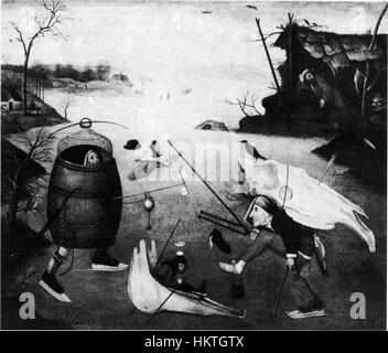 A follower of Hieronymus Bosch's work, depicting the biblical scene of ...