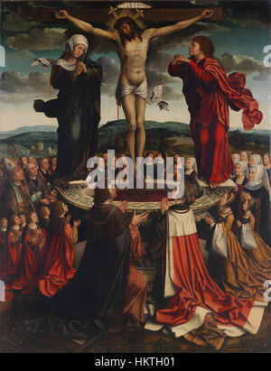 This painting by Colijn de Coter features the Virgin Mary as a mediator ...