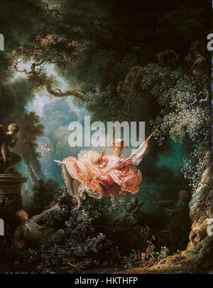 A work by Jean-Honoré Fragonard, one of the leading figures of the ...