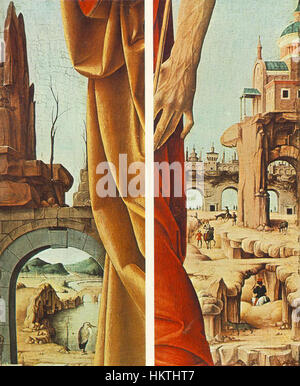 Francesco del Cossa's 'Griffoni Polyptych' includes a depiction of St ...