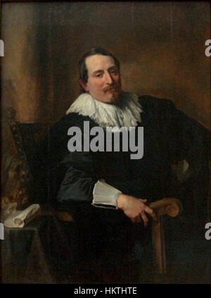Portrait of Theodoor Rombouts, Flemish painter 1597-1637. Theodore ...