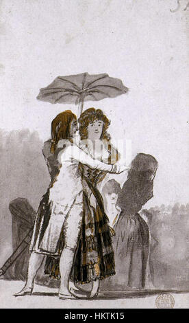 The Parasol painting by Francisco de Goya Stock Photo - Alamy