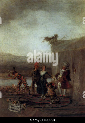 *Spanish Entertainment* by Francisco de Goya y Lucientes is a depiction ...