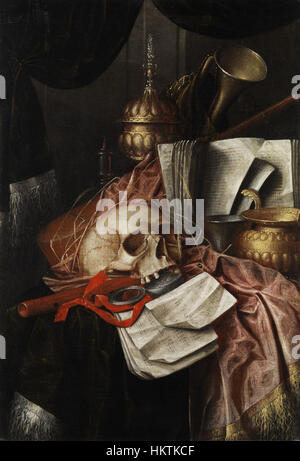 'Vanitas' by Franciscus Gysbrechts is a still-life painting that ...