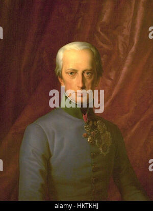 A portrait of Francis II, Holy Roman Emperor, painted by Friedrich von Amerling. This work ...
