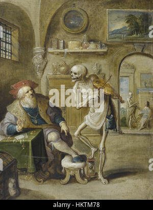 This painting by Frans Francken II, titled 'Allegory of the Christ ...