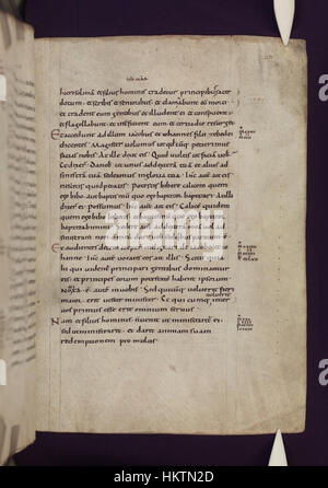 This page from the Latin Gospels, housed in the Bodleian Libraries, is ...