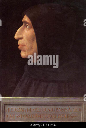 This portrait of Girolamo Savonarola depicts the 15th-century Dominican ...