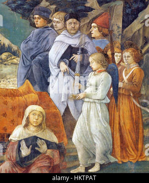 Fra Filippo Lippi - Death of the Virgin (detail Stock Photo - Alamy