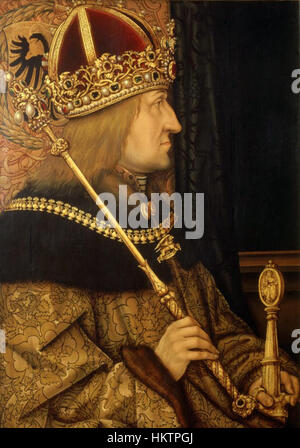 Frederick III, Holy Roman Emperor, bust statue, 1400s Stock Photo - Alamy