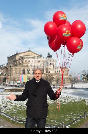 Dresden, Germany. 30th Jan, 2017. The artistic director and head of the ...