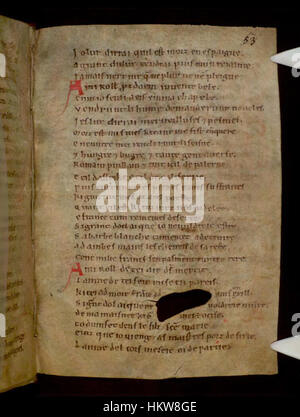 This manuscript page from 'La Chanson de Roland,' held by the Bodleian ...