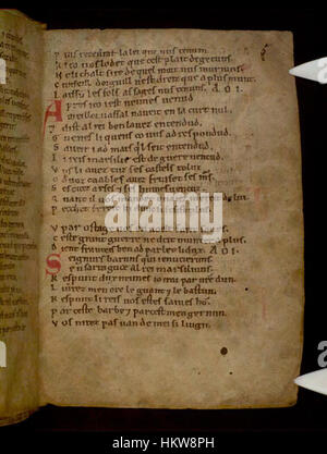 This manuscript illustration from 'La Chanson de Roland' depicts a ...