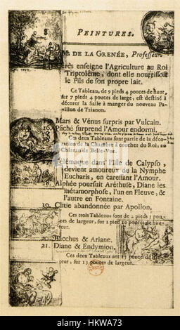 A work by Gabriel Jacques de Saint-Aubin, showcasing his detailed ...