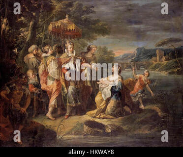 The 'Finding of Moses' is a historical artwork depicting the biblical ...