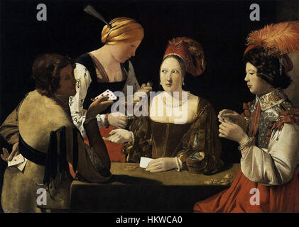 Georges de La Tour - Cheater with the Ace of Diamonds Stock Photo - Alamy