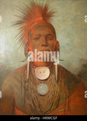 This painting by George Catlin portrays Native American life ...
