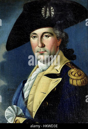 This portrait depicts General George Washington, the first President of ...