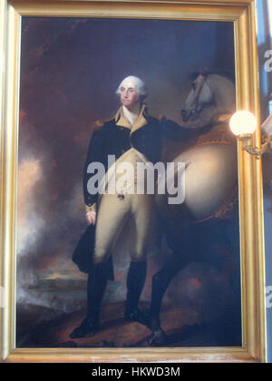 This portrait of George Washington is an iconic representation of the ...