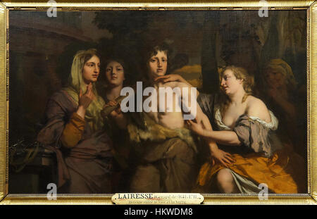Gerard de Lairesse - Hercule entre le Vice et le Vertu Stock Photo - Alamy