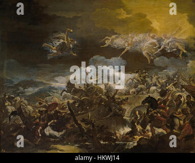 This painting by Luca Giordano depicts the moment in the epic poem ...