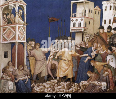 Giotto’s fresco in the Lower Church of Assisi depicts the Nativity ...