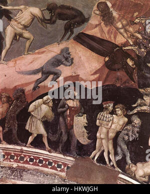 Giotto's fresco 'The Last Judgment' in the Arena Chapel, Padua ...