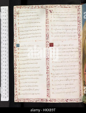 An ancient manuscript featuring intricate scripts and symbols ...