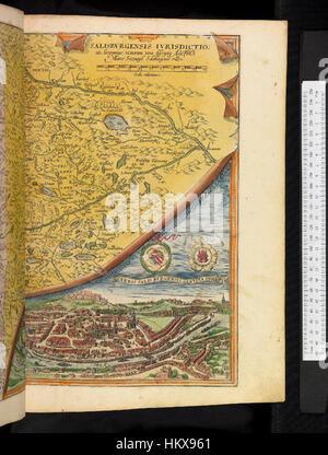 The map from the Bodleian Libraries shows the southwest corner of ...