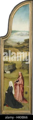 'Triptych of the Adoration of the Magi' by Hieronymus Bosch depicts the biblical scene of the ...