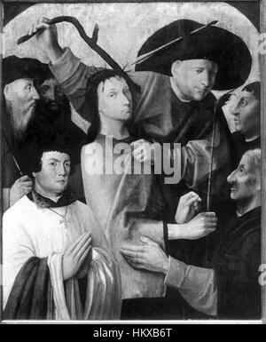 This painting by Hieronymus Bosch depicts Christ carrying the cross, a key scene from the ...