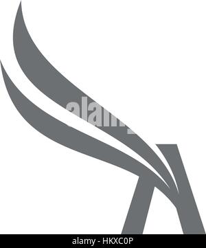 aviator text with angel bird wing vector art Stock Vector Image & Art ...