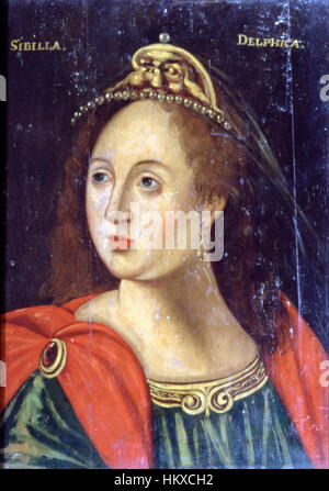 ‘Delphic Sibyl’ is a painting by an unknown British artist, likely from ...