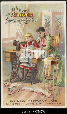 First singer sewing machine Stock Photo - Alamy