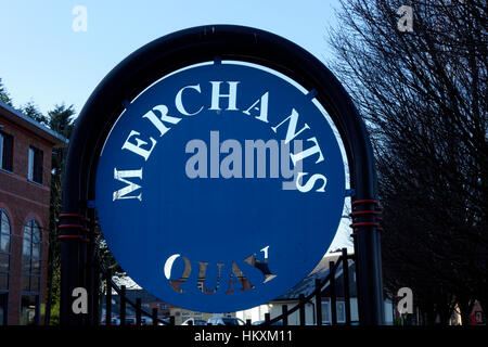 Merchants Quay sign, Merchants Quay, Salford Quays, Salford, Manchester ...