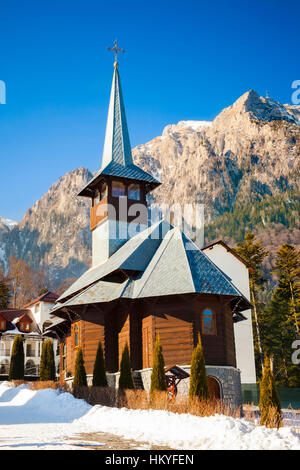 Caraiman orthodox christian church monastery, in Predeal, Transylvania ...
