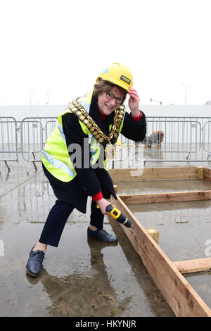 Mayor of Barnsley 2016/17 Councillor Linda Burgess Stock Photo - Alamy