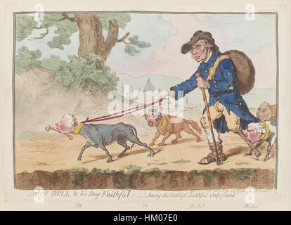 James Gillray's caricature of William Pitt and Napoleon carving up the ...