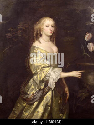 The 'Portrait of a Lady' by Sir Peter Lely is a classical example of ...