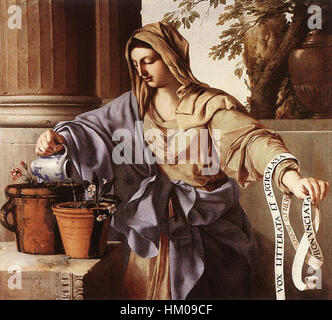 Laurent de La Hyre's 'Allegory of Arithmetic' is a detailed 17th ...