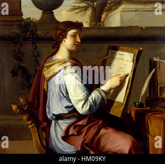 Laurent de La Hyre’s painting 'Allegorical Figure of Music' is a ...