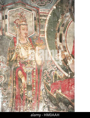 The fresco from the Kin Dynasty at Ch'ung-fu Temple in Shuo-chou ...