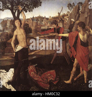 The 'Martyrdom of St. Sebastian' painting depicts the saint's execution ...