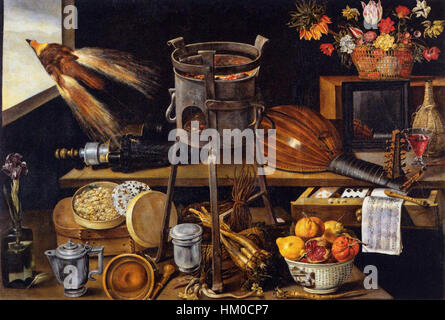 Jacques Linard - The Five Senses and the Four Elements Stock Photo - Alamy