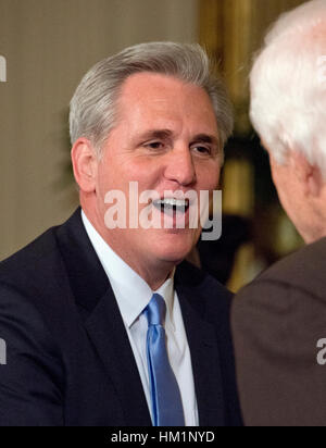 On Tuesday, January 31, (l-r), judge Neil Gorsuch shakes hands with U.S ...
