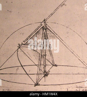 This drawing by Leonardo da Vinci showcases his characteristic ...