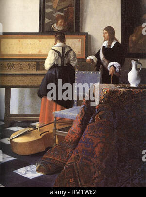 Detail from Johannes Vermeer’s masterpiece 'View of Delft,' capturing ...