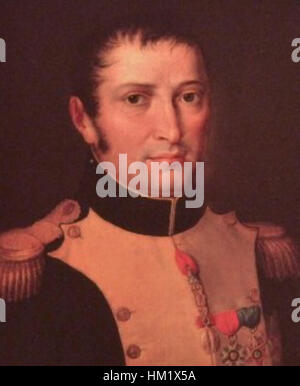 This historical artwork depicts Joseph Bonaparte, brother of Napoleon ...