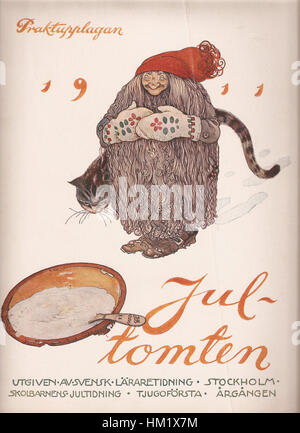 *Jultomten* (The Christmas Tomte) is a Swedish artwork from 1893 that ...