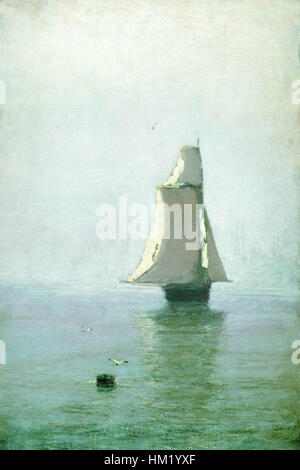 This oil painting by Arkhip Kuindzhi, created in 1887, depicts the ...